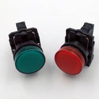 China 24V DC Signal Indicator XB5 Pilot Light with 10A Max. Current Push Button Switch XB5 AV64 for sale
