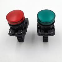 China 24V DC Signal Indicator XB5 Pilot Light with 10A Max. Current Push Button Switch XB5 AV64 for sale
