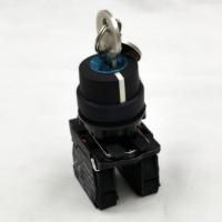China 22mm Key Push Button Switch with 3 Position Latching 2NC and Key Lock Selector Switch XB5 AG33 10A Max. Current for sale