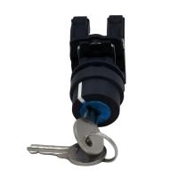 China 22mm Key Push Button Switch with 2 Position Latching 1NO Key-Lock Selector Switch XB5 AG41 10A Max. Current for sale