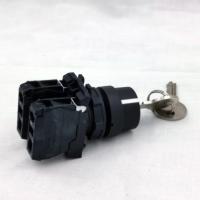 China 22mm Key Push Button Switch with 2 Position Latching 1NO Key-Lock Selector Switch XB5 AG41 10A Max. Current for sale