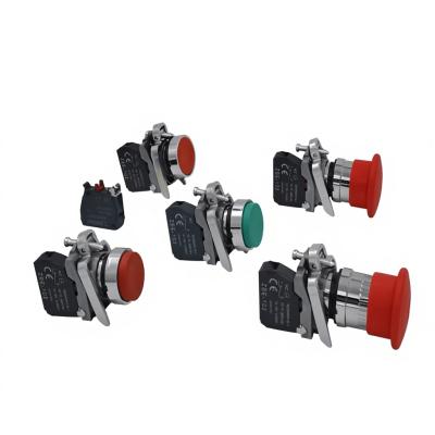 China Good Price 380V 10A 1NO1NC Push Pull Type Push Button Switch Silver Alloy Contact XB4-BT42 Emergency Stop Switch IP53 Industrial for sale