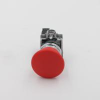 China Emergency Push Button Switch XB4 BC42 Mushroom Head Design with 10A Max. Current for sale