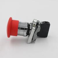 China XB4 BT42 Emergency Stop Switch with Push Button Lockout for 10A Max Current Situations Essential for Safety & Security for sale