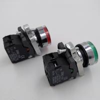China XB4-BW3462 Momentary 1NC LED Push Button Switch with 22mm Illuminated Red Button IP40 Screw Terminal Max Current 10A for sale
