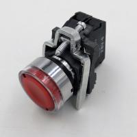China XB4-BW3462 Momentary 1NC LED Push Button Switch with 22mm Illuminated Red Button IP40 Screw Terminal Max Current 10A for sale