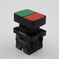 China 22mm Double Push Button Switch XB2-EL8325 Max 10A Current Double Head Push Button Switch for sale