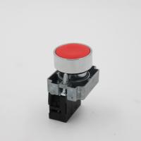 China 22mm XB2-BA42 Momentary Push Button Switch 24V/380V with 1NC Red Color Max. 10A Current Brass Composite Silver Contact for sale