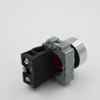 China 22mm XB2-BA42 Momentary Push Button Switch 24V/380V with 1NC Red Color Max. 10A Current Brass Composite Silver Contact for sale
