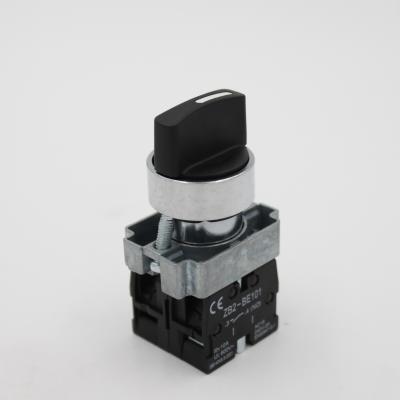 China 3 Position Selector Push Button Switch XB2-BD53 with 22mm Selector Switch Max. Current 10A for sale