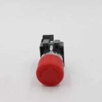 China 30mm Emergency Push Button Switch XB2-BS442 with 10A Max. Current Featuring an Emergency Mushroom Push Button Switch for sale