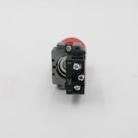 China 30mm Emergency Push Button Switch XB2-BS442 with 10A Max. Current Featuring an Emergency Mushroom Push Button Switch for sale