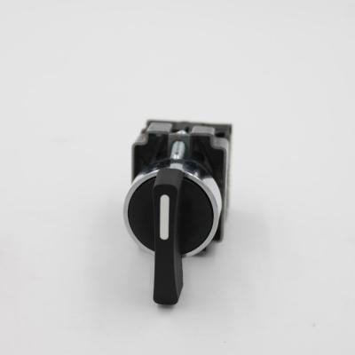 China 22mm 3-Position Momentary Selector Switch XB2-BJ53 Plastic IP65 Max Current 10A/6A Max Voltage 24V/220V