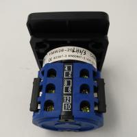 China 4 Position 20A Cam Switch LW26-20 Series with Composite Silver Contacts Metal Plastic IP53 Rated for Industrial Ammeter Control for sale