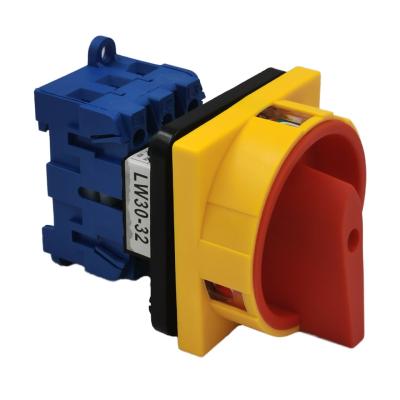China LW30 Series 32A/40A Cam Switch AC Isolator 3P/4P Low Voltage Disconnectors with Din Rail Mounting and On-Off Operation Handle for sale