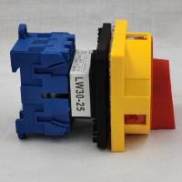 China LW30 Series 25A AC Rotary Isolator Disconnect Switch 3-Pole Main AC Isolator with Din Rail Mounting IP65 Cam Switch for sale