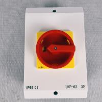 China IP65 Waterproof 3 Phase Rotary Isolator Switch 63A 3Pole AC 63A 3Pole Rotary Load Disconnector Switch Plastic Metal Instrument for sale