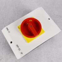China IP65 Waterproof 3 Phase Rotary Isolator Switch 63A 3Pole AC 63A 3Pole Rotary Load Disconnector Switch Plastic Metal Instrument for sale