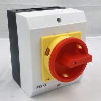 China 32A 4-Pole Rotary Load Disconnector Switch IP65 Waterproof Metal and Plastic Rotary Isolator Switch for AC 3-Phase for sale