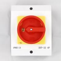 China 32A 4-Pole Rotary Load Disconnector Switch IP65 Waterproof Metal and Plastic Rotary Isolator Switch for AC 3-Phase for sale
