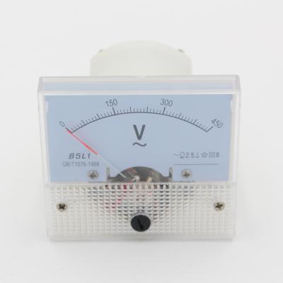China 85L1 Analog Panel Voltmeter Three-Phase Voltage Meter for Stabilizer AC 0-450V Range for sale