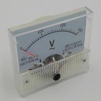 China 85L1 Analog Panel Voltmeter AC 300V for Single Phase Voltage Regulator with AC Current & DC Current Measurement for sale