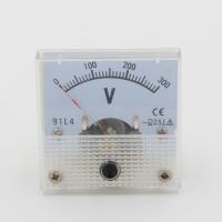 China 91L4 Analog Panel Voltmeter AC 300V Single Phase Class 2.5 Accuracy 2-Year Warranty for Generator Use for sale
