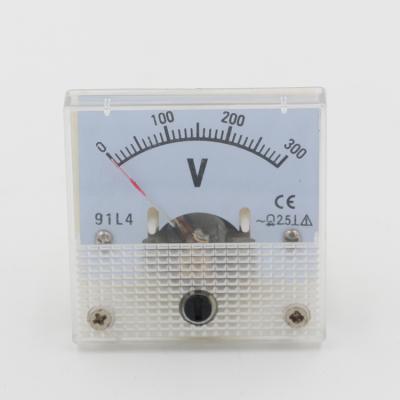 China 91L4 Analog Panel Voltmeter AC 300V Single Phase Class 2.5 Accuracy 2-Year Warranty for Generator Use for sale