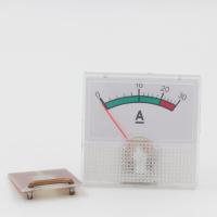 China 48*45mm Analog Panel DC Ammeter Shunt Meter 0-30A DC Moving Coil Single Phase AC/DC 80V-270V 50/60Hz for Voltage Ampere for sale
