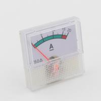 China 48*45mm Analog DC Moving Coil Panel Meter 20A Shunt for Amper Measurement 0-20A DC Display AC/DC 80V-270V Single Phase Accuracy for sale