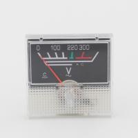 China 48*45mm Analog Panel Voltmeter AC 300v Voltage Meter 0 300v AC Measuring Voltmeter for Stabilizer for sale