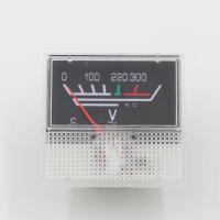 China 48*45mm Analog Panel Voltmeter AC 300v Voltage Meter 0 300v AC Measuring Voltmeter for Stabilizer for sale