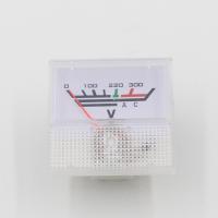 China 48*45mm Single Phase Analog Panel AC Voltmeter 300V Meter with DC Current Measurement for Stabilizer for sale