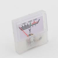 China 48*45mm Single Phase Analog Panel AC Voltmeter 300V Meter with DC Current Measurement for Stabilizer for sale