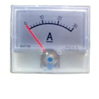 China 55*48mm Analog Panel Meter Ampere for Stabilizer and 91l18 Ampere for Panel Ammeter Dc 15A for Battery Charger for sale