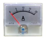 China 55*48mm Analog Panel Meter Ampere for Stabilizer and 91l18 Ampere for Panel Ammeter Dc 15A for Battery Charger for sale