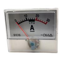 China 55*48mm Analog Panel Meter Ampere for Stabilizer and 91l18 Ampere for Panel Ammeter Dc 15A for Battery Charger for sale