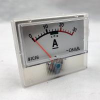 China 55*48mm Analog Panel Ammeter Ampere for Stabilizer and 91l18 Ampere for Ammeter 30A DC for Battery Charger for sale
