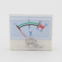 China 55*48mm Analog Panel Voltmeter for Stabilizer 91L16 Voltmeter 300V Voltage Meter for Stabilizer Premium Analog Panel Voltmeter for sale