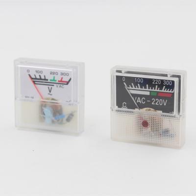 China 40*40mm Single Phase Analog Panel Voltmeter 0-300V AC 91L16 IP53 5.0 Accuracy Eco-Friendly for Pakistan & India Market for sale