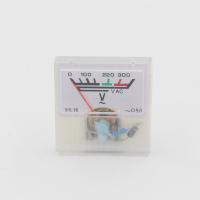 China 91L16 Analog Voltmeter AC 300V 40x40mm Panel Voltage Meter for Automatic Voltage Stabilizer AVR Power Supply White Black Dial for sale
