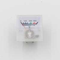 China High Quality 40*40mm Single Diode Black Analog Moving Coil Voltage Meter for Stabilizer 91L16 Single Phase 300V for sale