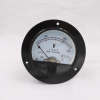 China 62T2 Circula Analog Voltage Meter 0-300V AC Voltmeter with round Analog Panel for AC 62T2 Voltmeter 300v for sale