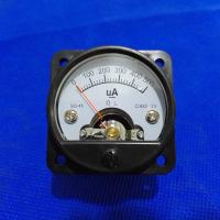 China SO-45 Round Analog Panel Meter DC Ammeter with 100UA Capacity and 0-500uA Shunt for Panel Meter Readouts for sale