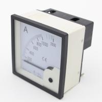 China 96*96mm Analog Current Panel Meter and Amp Meter with CT Measures AC 0-2000A Display Type Analog Only for sale