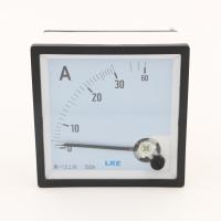 China 96*96mm Analog Panel Ammeter Current Meter with 0-60A Measuring Capacity Display Type Analog Only for sale