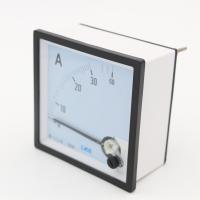 China 96*96mm Analog Panel Ammeter Current Meter with 0-60A Measuring Capacity Display Type Analog Only for sale