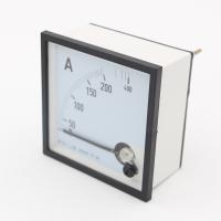 China 96*96mm Analog AC Ammeter Panel Meter AC Ampere Meter with 0-400A Measuring Range Analog Only Display for sale