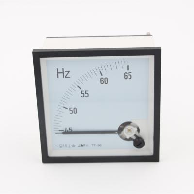 China 96*96mm Analog Panel Digital Frequency Meter Display Type Only Analog with 45-65Hz Measurement Range for sale