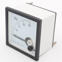 China 72*72mm Analog Hz Meter and Frequency Meter Measures 45-65Hz Display Type Analog Only for sale